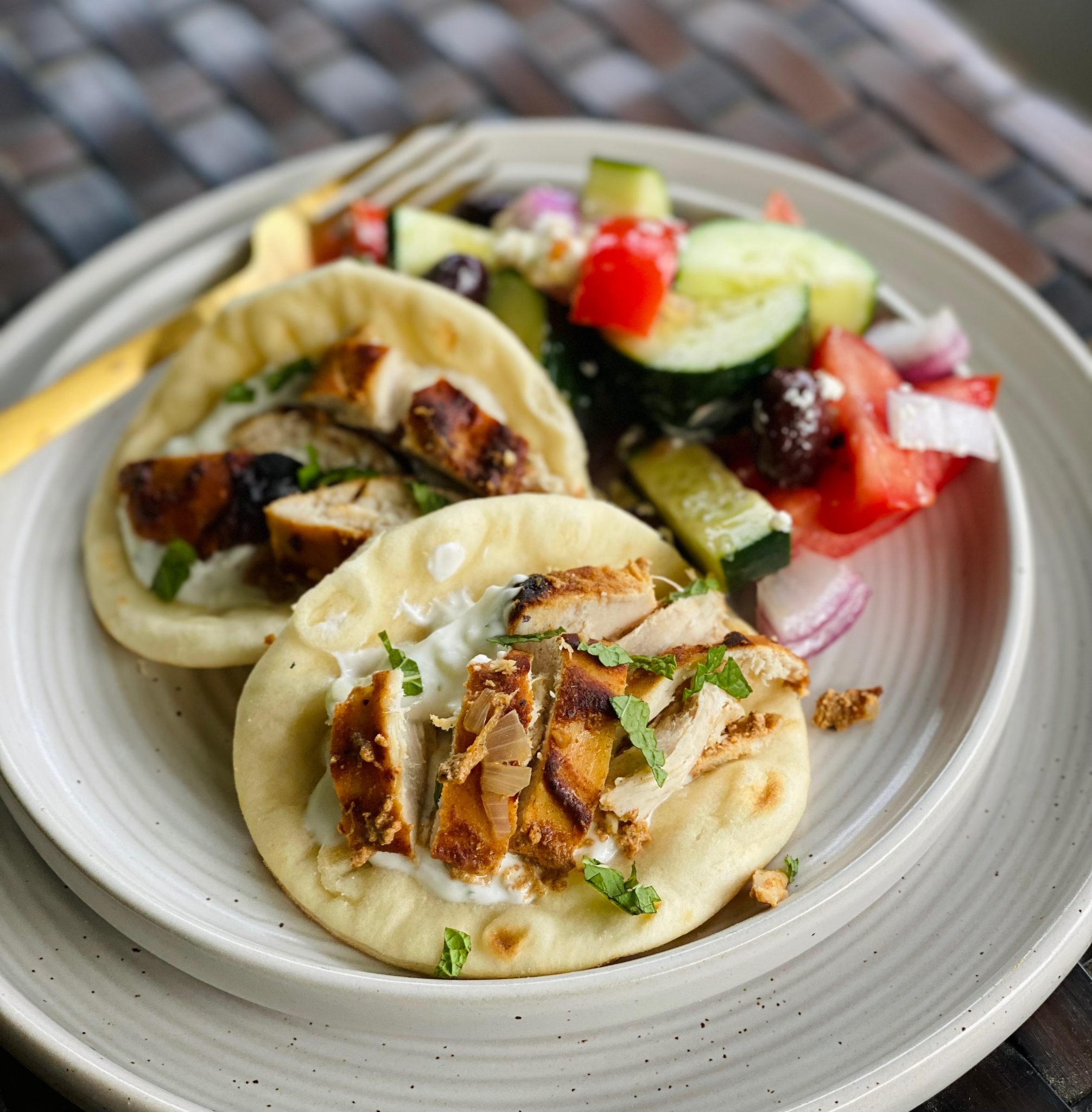 Mini Chicken Gyros - Kate's Plate