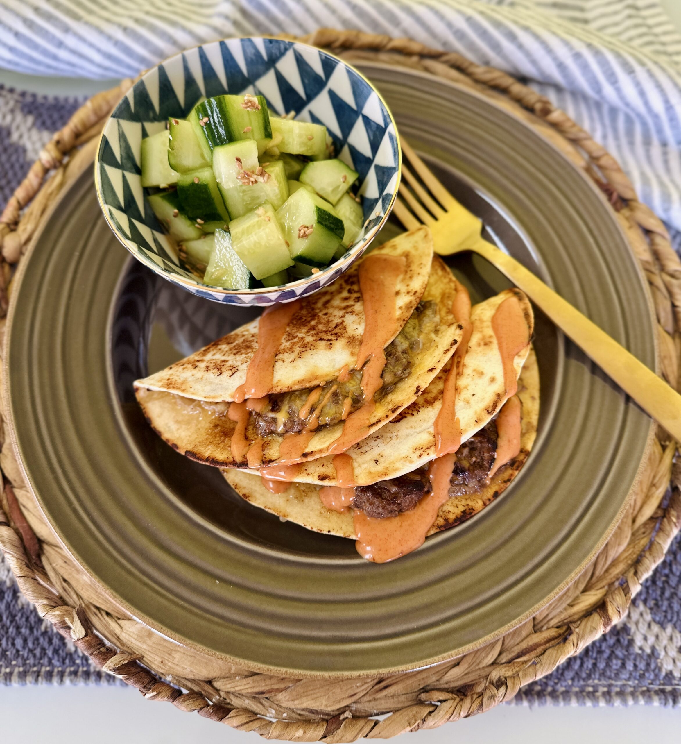 Korean Smash Tacos - Kate's Plate